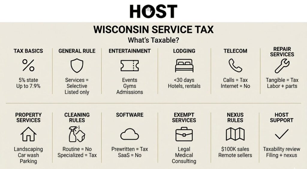 Are Services Taxable in Wisconsin: A Breakdown by Service Type
