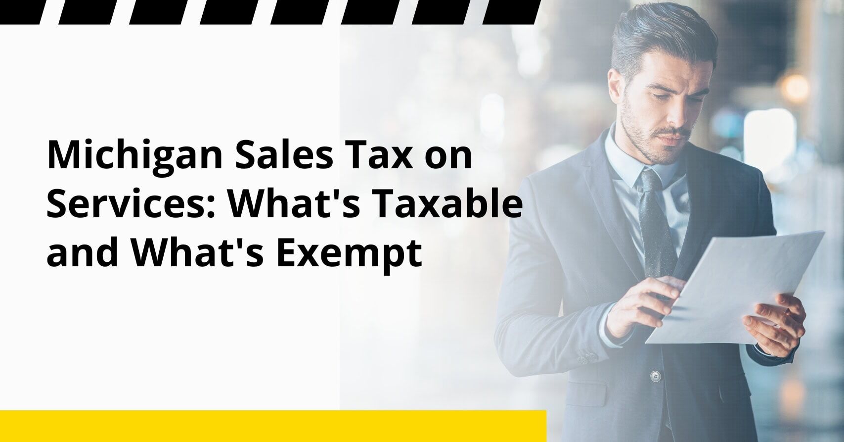 Michigan Sales Tax on Services: What's Taxable and What's Exempt